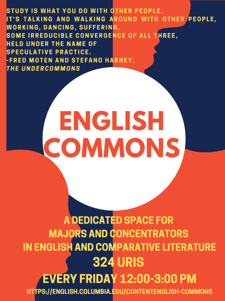 The English Commons | The Department of English and Comparative Literature
